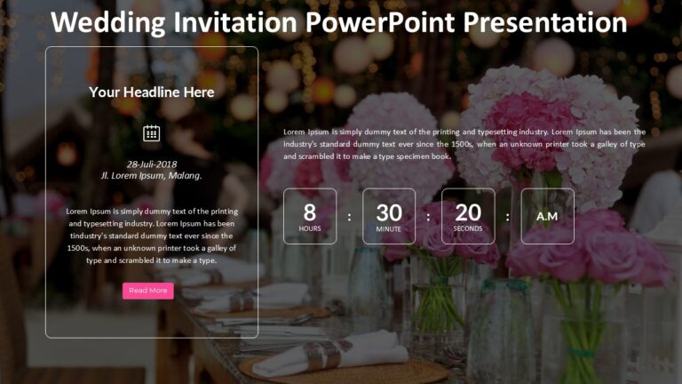 Wedding Invitation PowerPoint Presentation - PPTUniverse