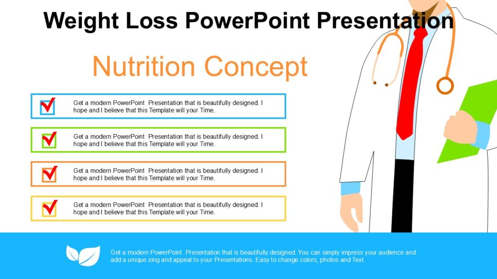 Weight Loss PowerPoint Presentation : 100% Editable PPTx