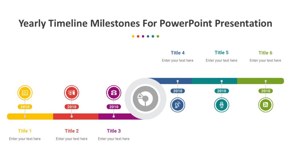 Yearly Timeline Milestones For PowerPoint Presentation - PPTUniverse
