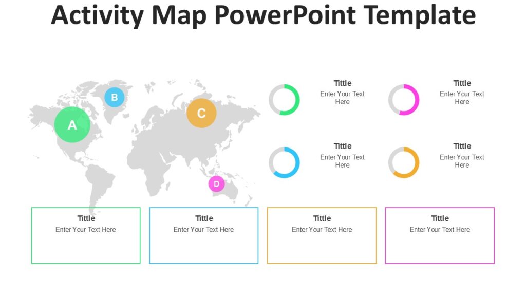Activity Map PowerPoint Template : 100% Editable PPTx
