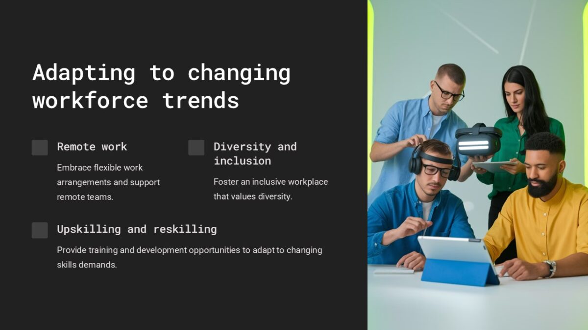 Adapting to changing workforce trends PowerPoint Presentation - PPTUniverse