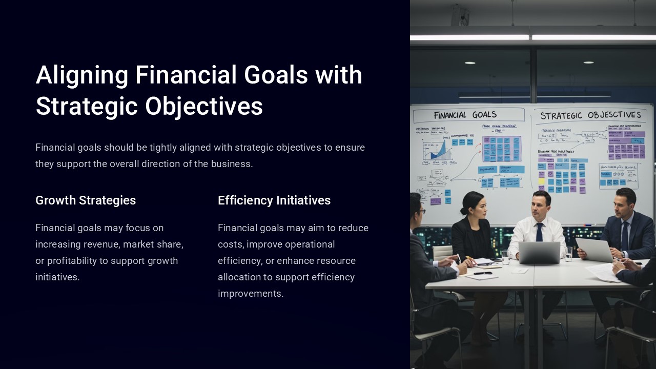 Aligning Financial Goals with Strategic Objectives PowerPoint ...