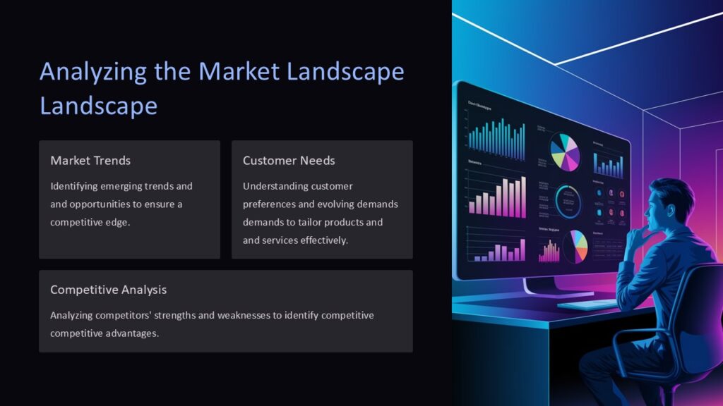 Analyzing the Market Landscape PowerPoint Presentation : 100% Editable PPTx