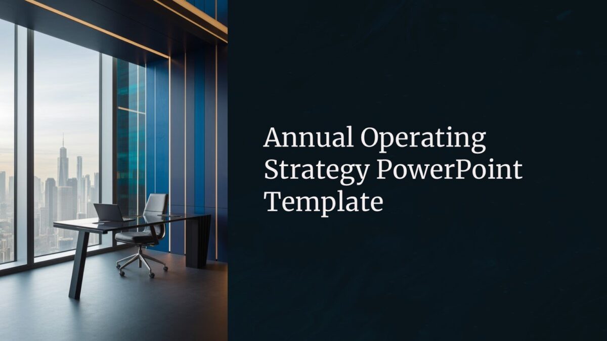 Annual Operating Strategy PowerPoint Template : 100% Editable PPTx