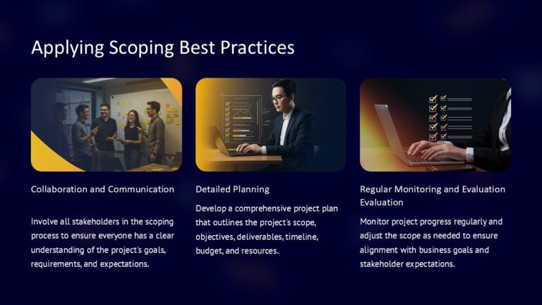 Applying Scoping Best Practices PowerPoint Presentation : 100% Editable ...