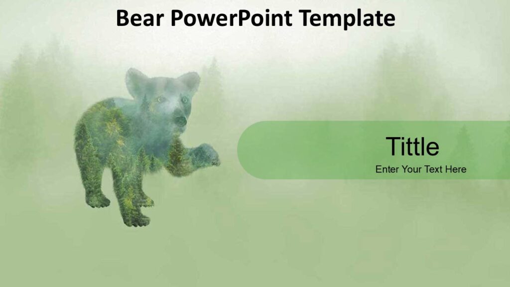 Bear PowerPoint Template - PPTUniverse