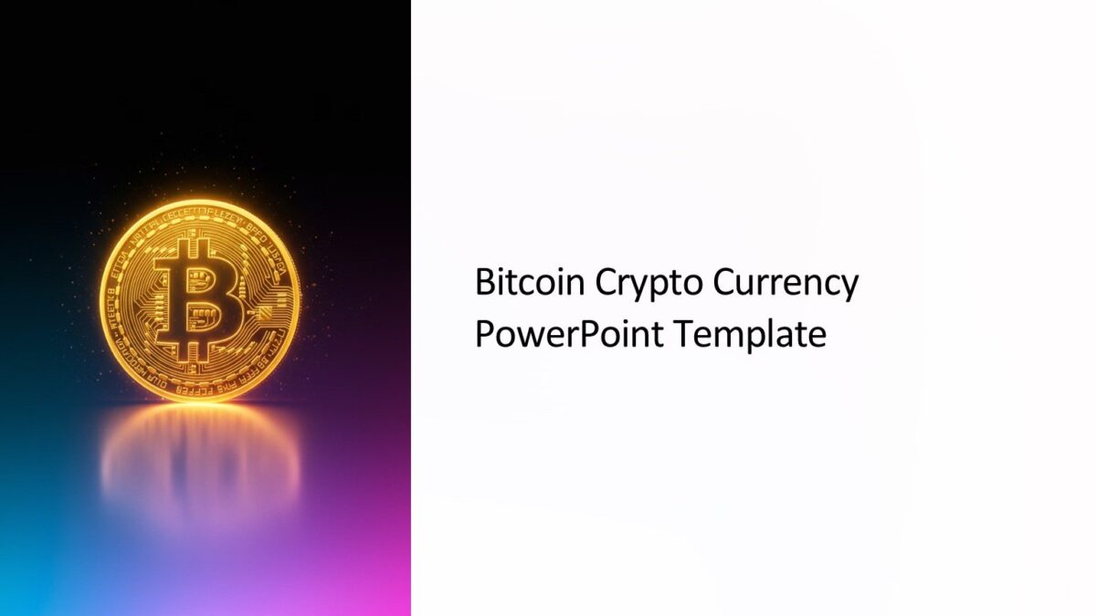Bitcoin Crypto Currency PowerPoint Template - PPTUniverse