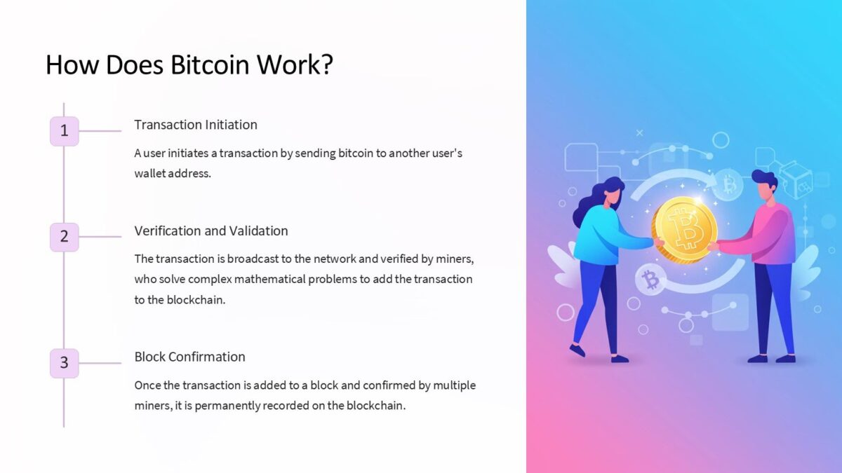 Bitcoin Crypto Currency PowerPoint Template - PPTUniverse