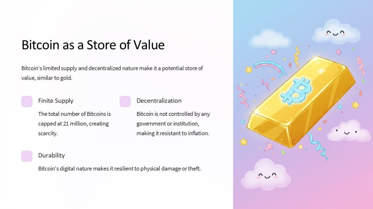 Bitcoin Crypto Currency PowerPoint Template - PPTUniverse