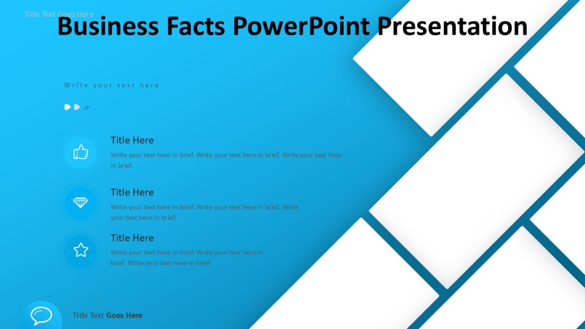 Business Facts PowerPoint Presentation : 100% Editable PPTx