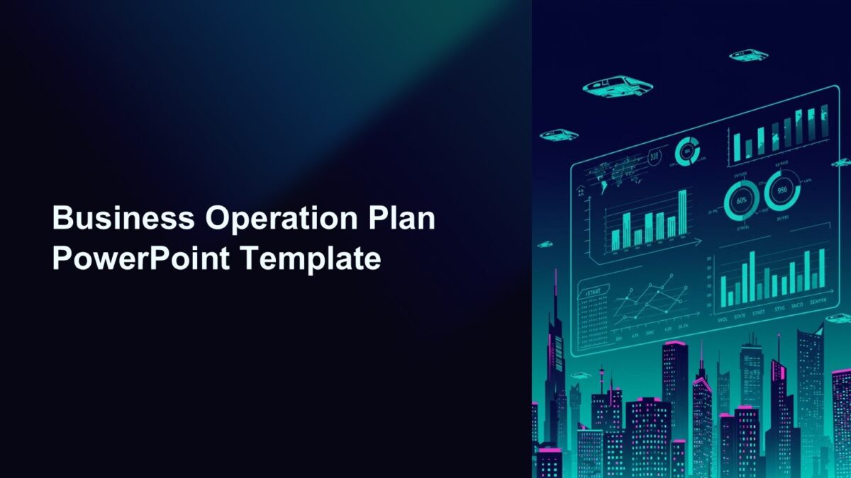 Business Operation Plan PowerPoint Template : 100% Editable PPTx