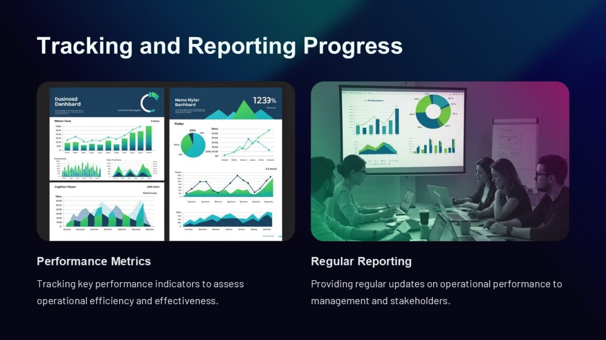 Business Operation Plan PowerPoint Template : 100% Editable PPTx