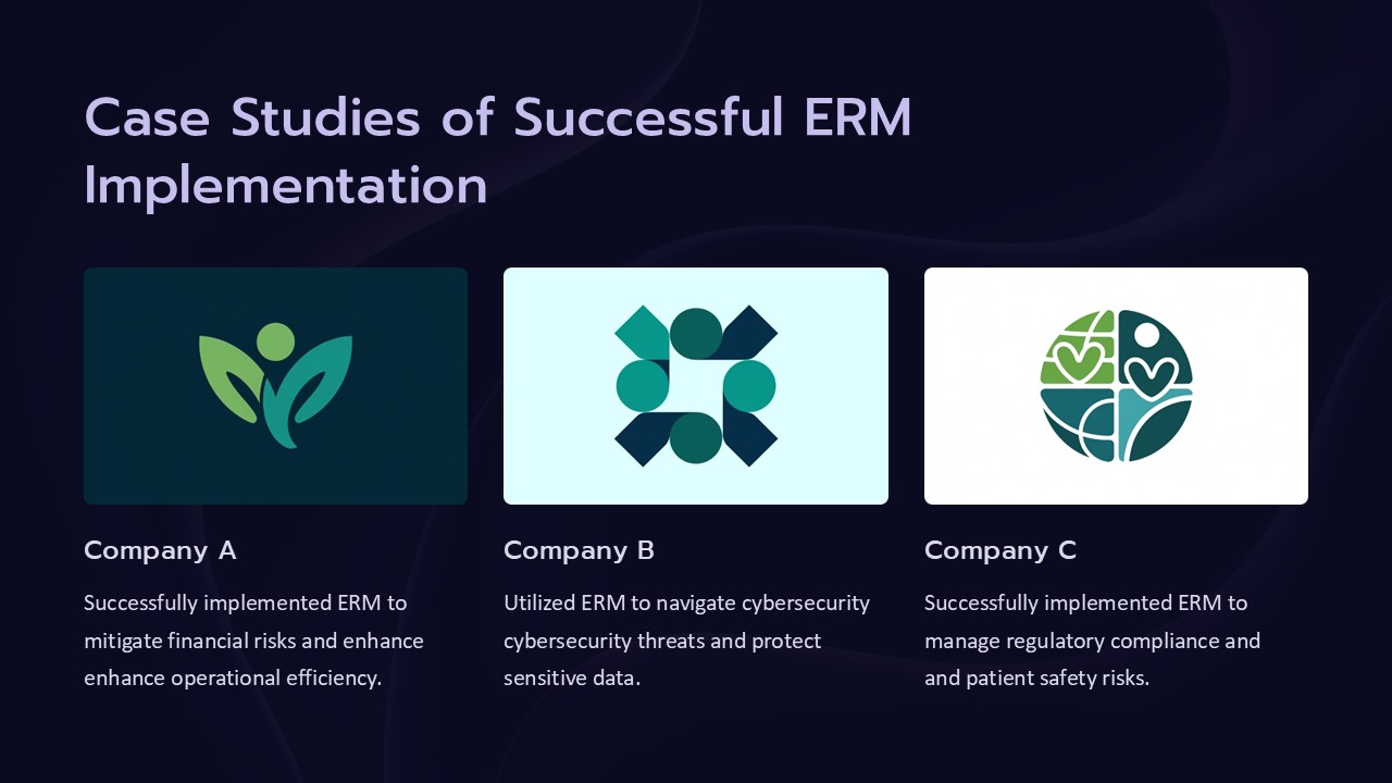 Case Studies of Successful ERM Implementation PowerPoint Presentation : 100% Editable PPTx