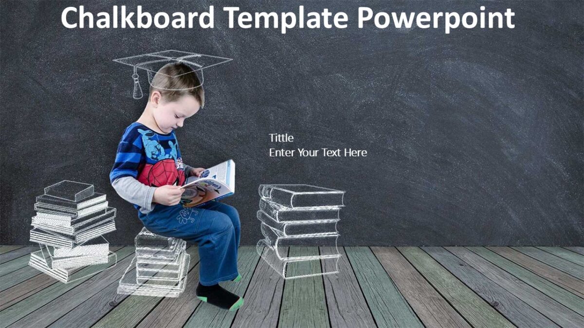 Chalkboard Template Powerpoint : 100% Editable PPTx