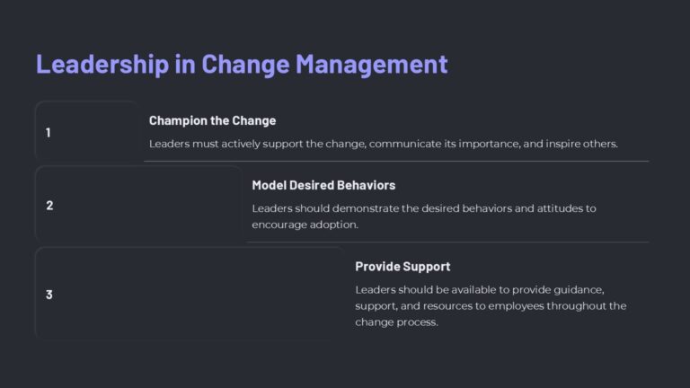 Change Management A Practical Guide - PPTUniverse