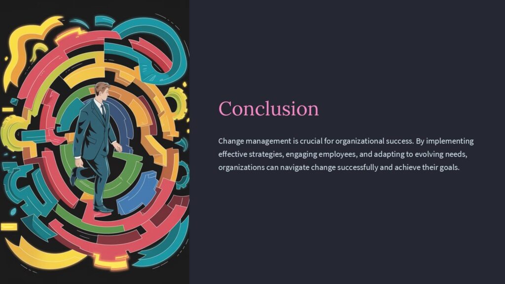 Change Management Powerpoint Template : 100% Editable PPTx