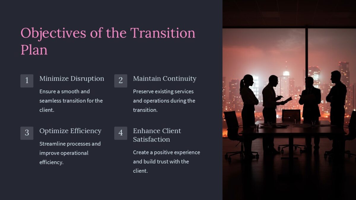 Client Transition Plan PowerPoint Template - PPTUniverse