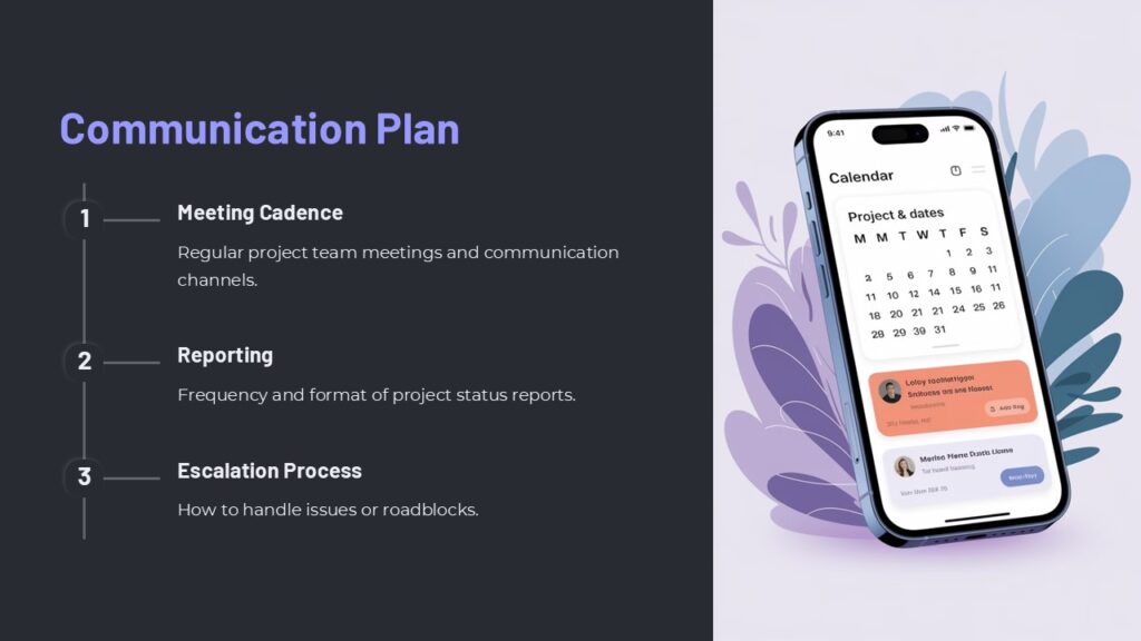 Communication Plan PowerPoint Presentation - PPTUniverse