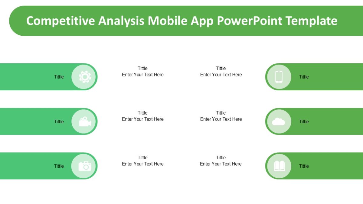 Competitive Analysis Mobile App PowerPoint Template - PPTUniverse