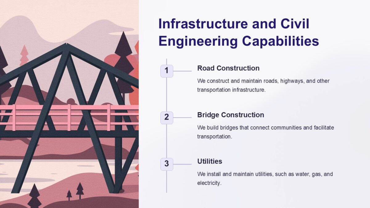 Construction Company Profile PowerPoint Template - PPTUniverse