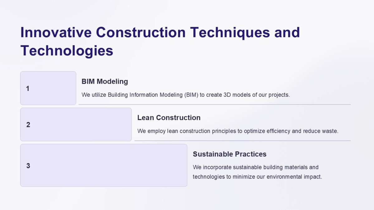 Construction Company Profile PowerPoint Template : 100% Editable PPTx