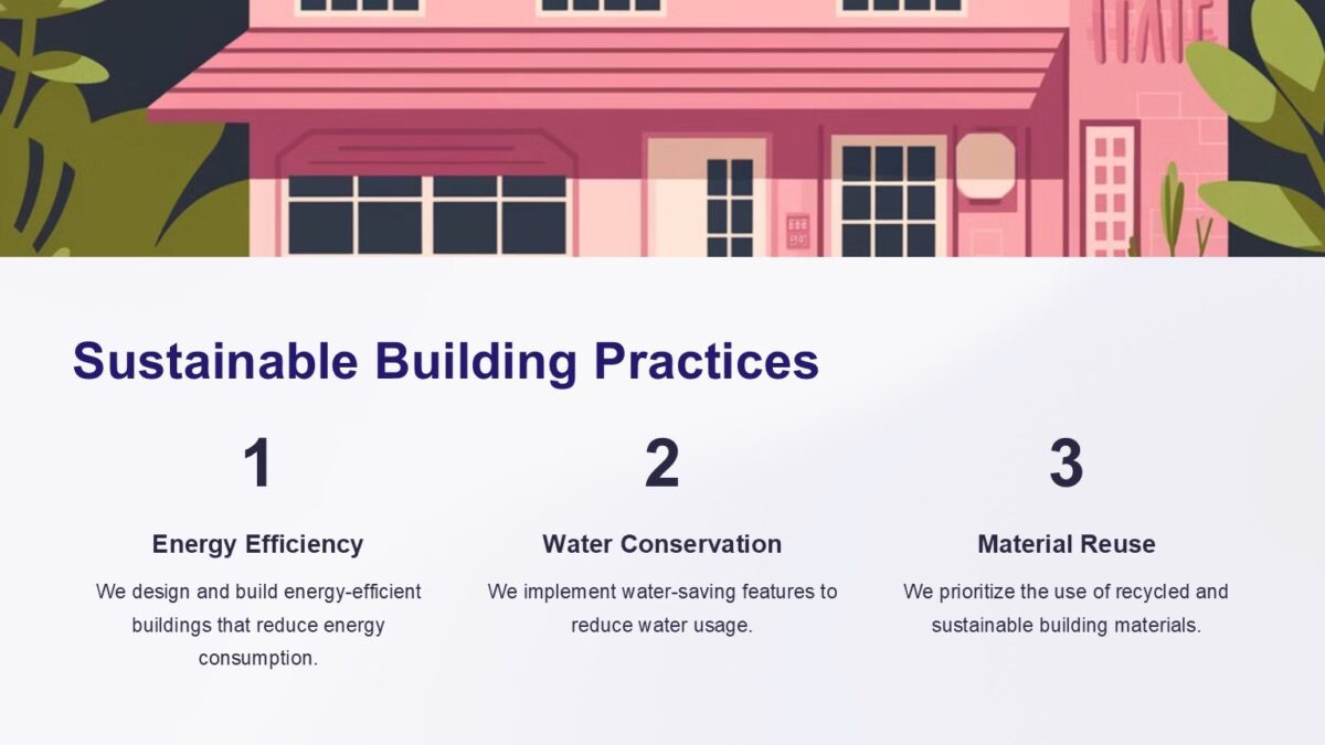 Construction Company Profile PowerPoint Template : 100% Editable PPTx