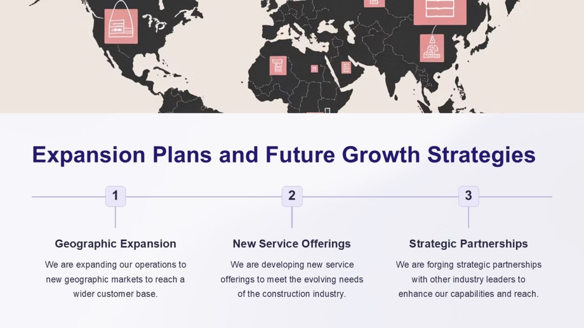 Construction Company Profile PowerPoint Template : 100% Editable PPTx