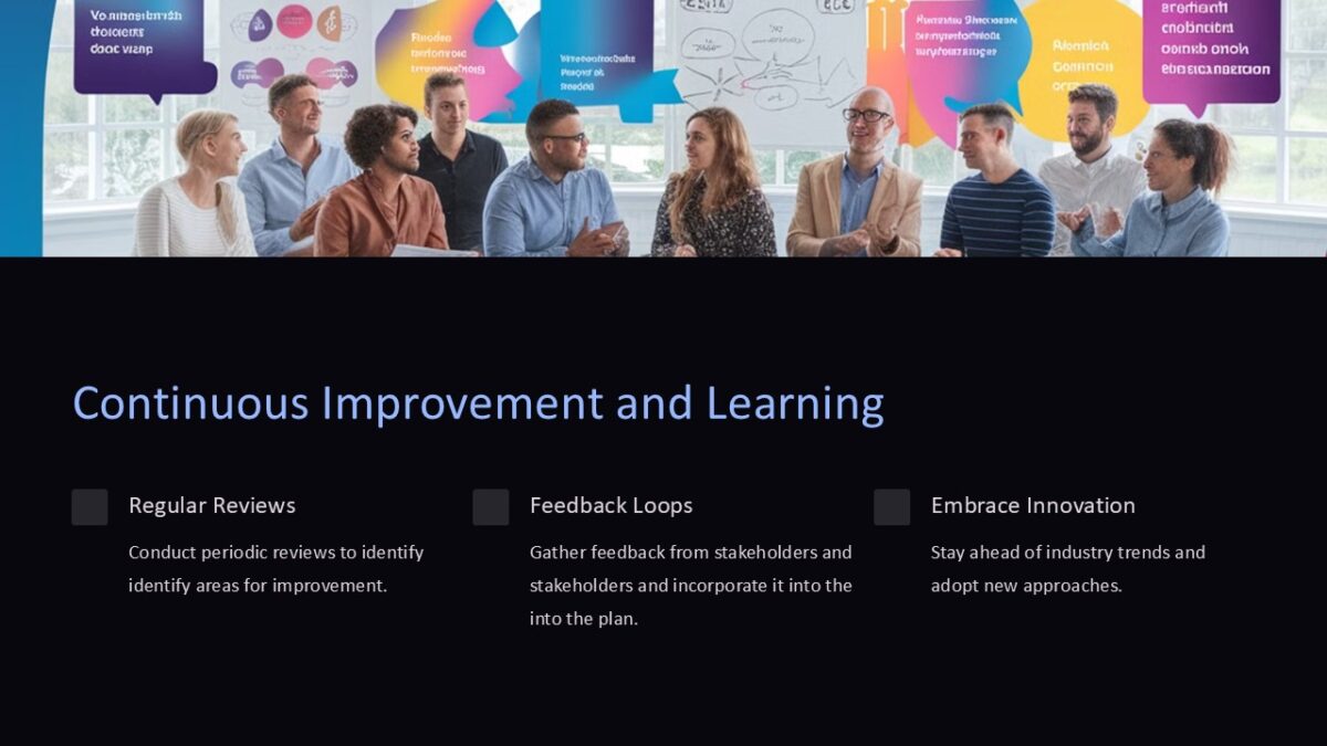 Continuous Improvement and Learning PowerPoint Presentation : 100% ...