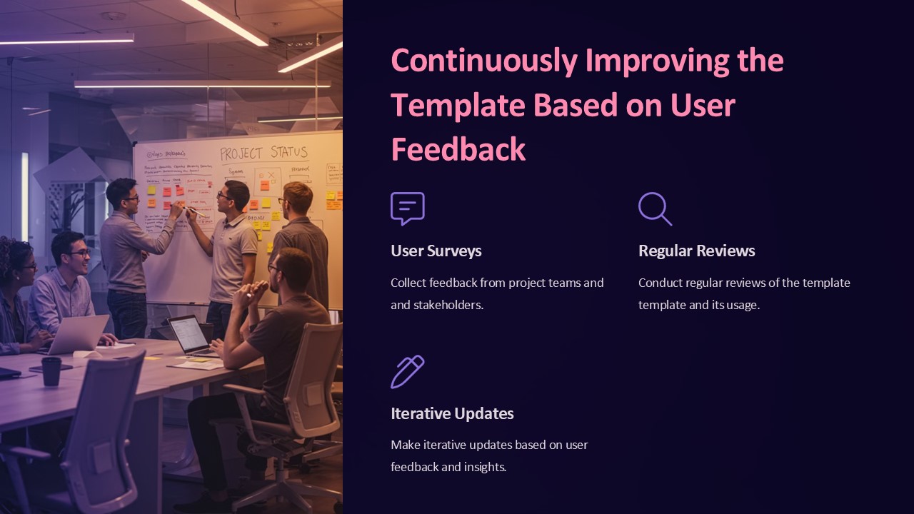 Continuously Improving the Template Based on User Feedback PowerPoint Presentation - PPTUniverse