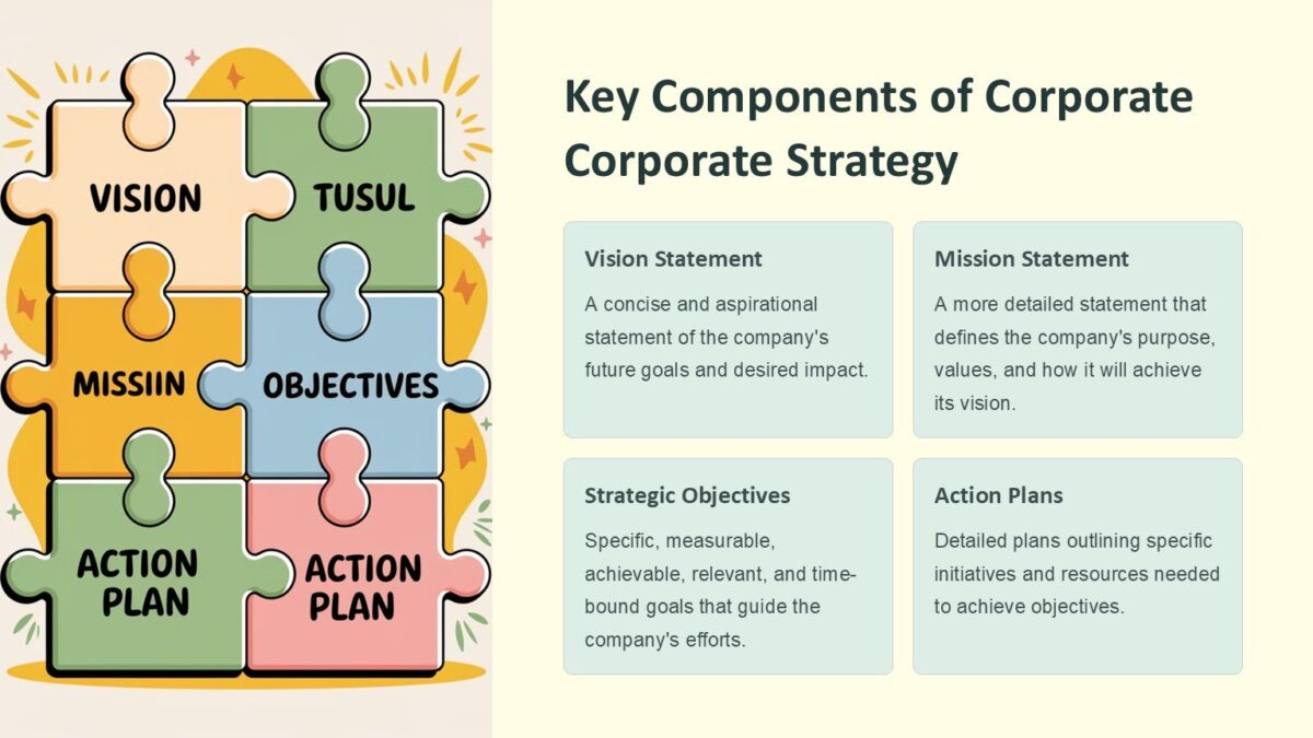 Corporate Strategy PowerPoint Template : 100% Editable PPTx