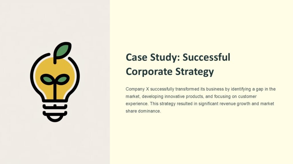 Corporate Strategy PowerPoint Template : 100% Editable PPTx