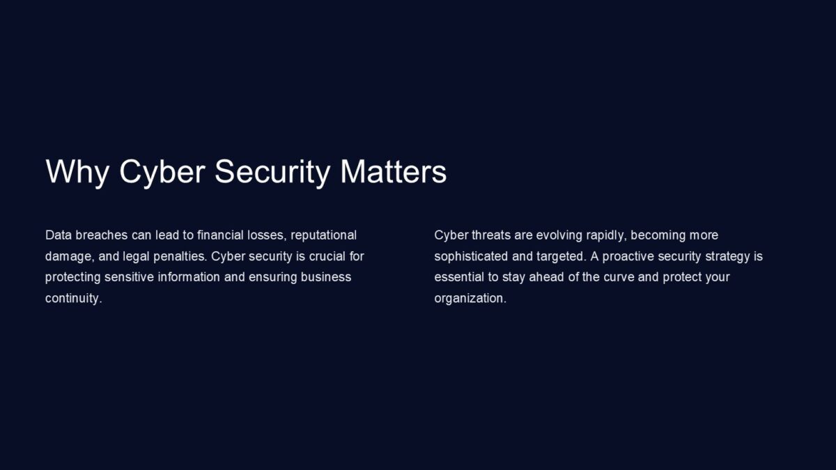 Cyber Security Strategy PowerPoint Template : 100% Editable PPTx