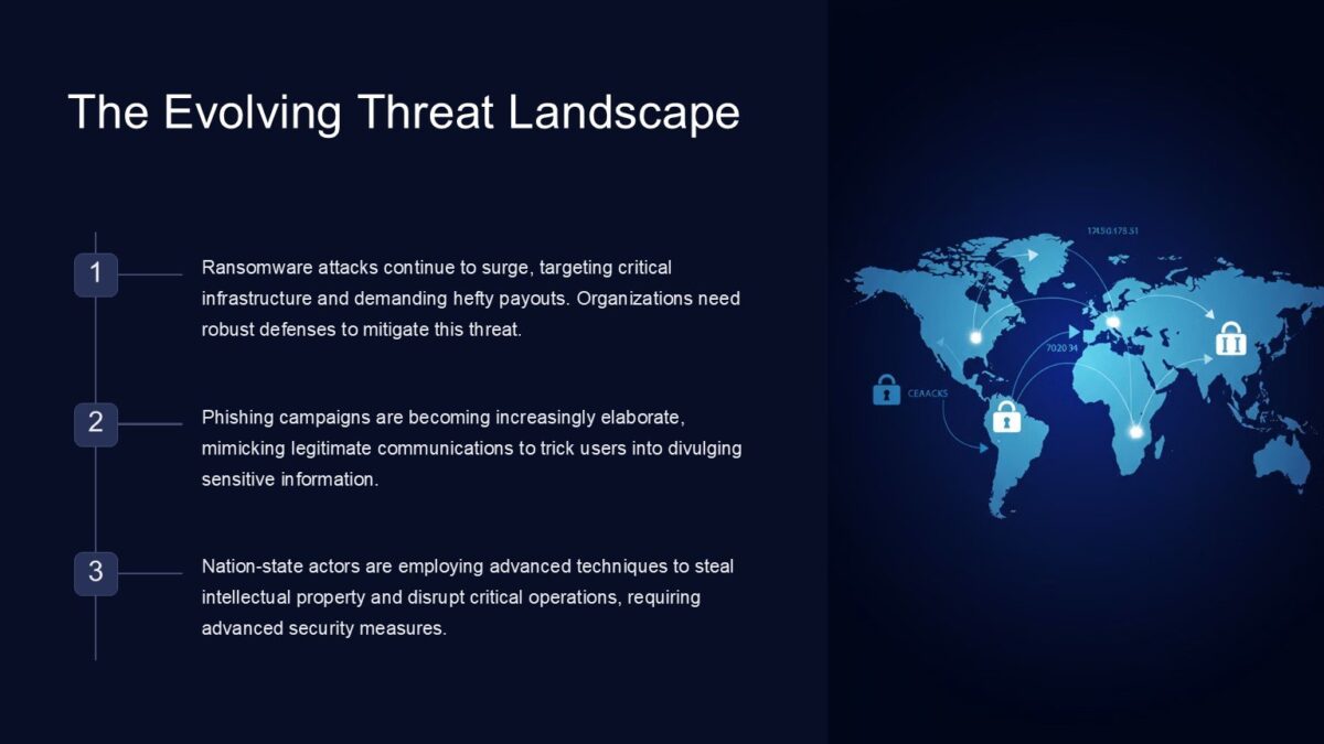 Cyber Security Strategy PowerPoint Template : 100% Editable PPTx