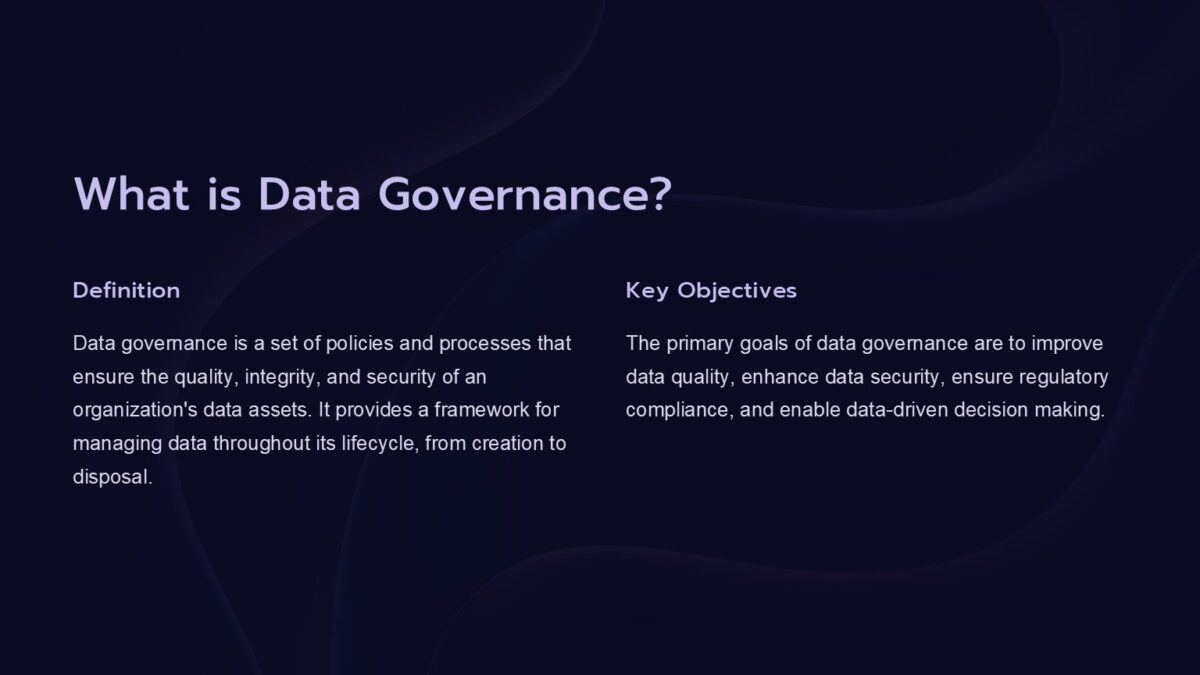 Data Governance PowerPoint Template - PPTUniverse