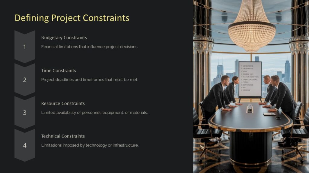 Defining Project Constraints PowerPoint Presentation - PPTUniverse