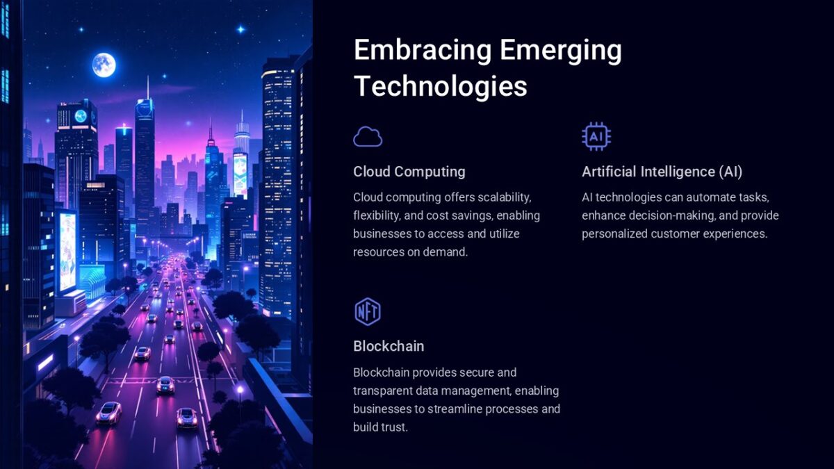 Embracing Emerging Technologies PowerPoint Presentation : 100% Editable ...