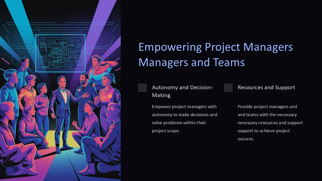 Empowering Project Managers and Teams PowerPoint Presentation : 100% Editable PPTx
