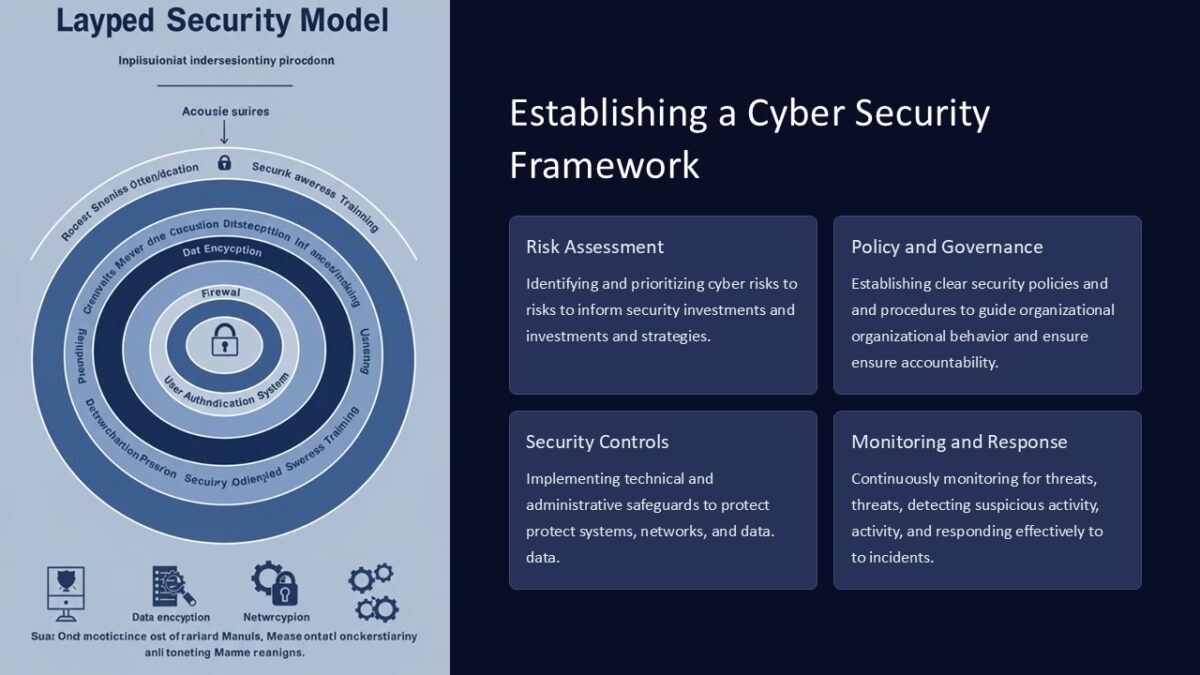 Establishing a Cyber Security Framework PowerPoint Presentation - PPTUniverse