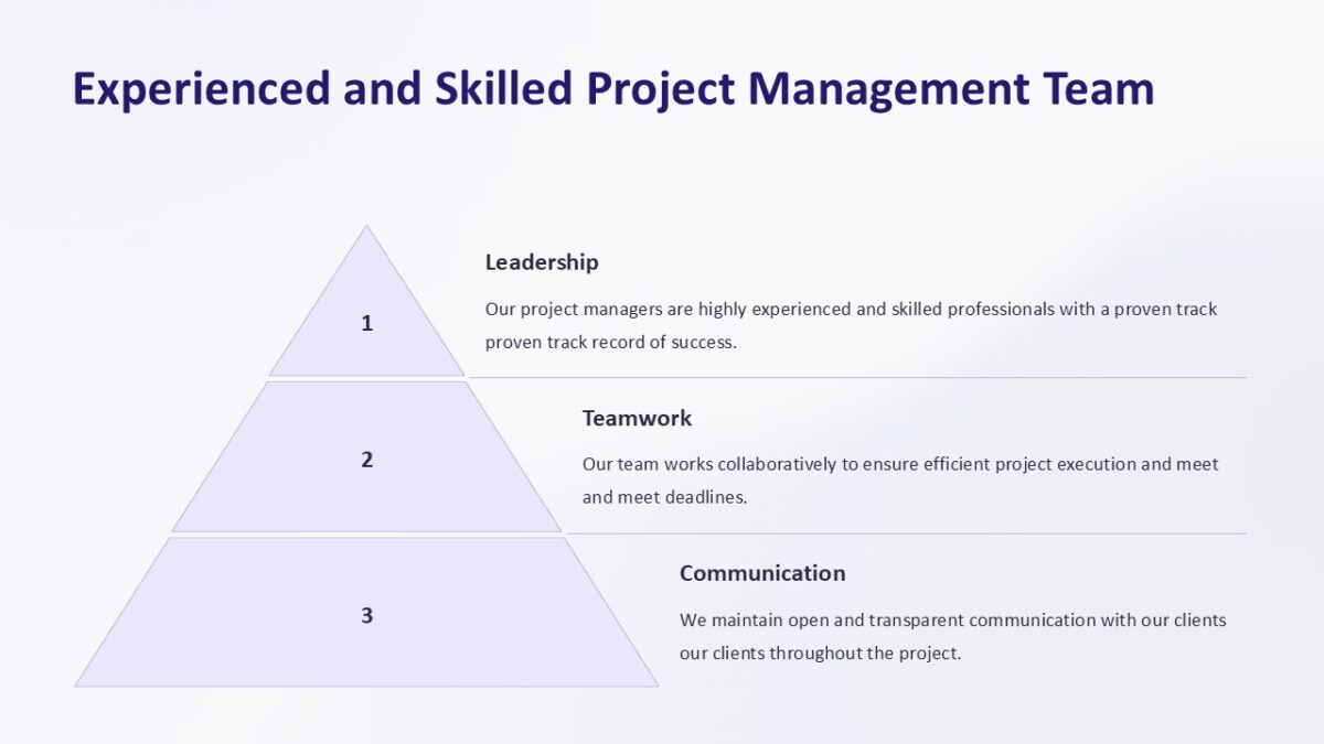 Experienced and Skilled Project Management Team PowerPoint Presentation : 100% Editable PPTx