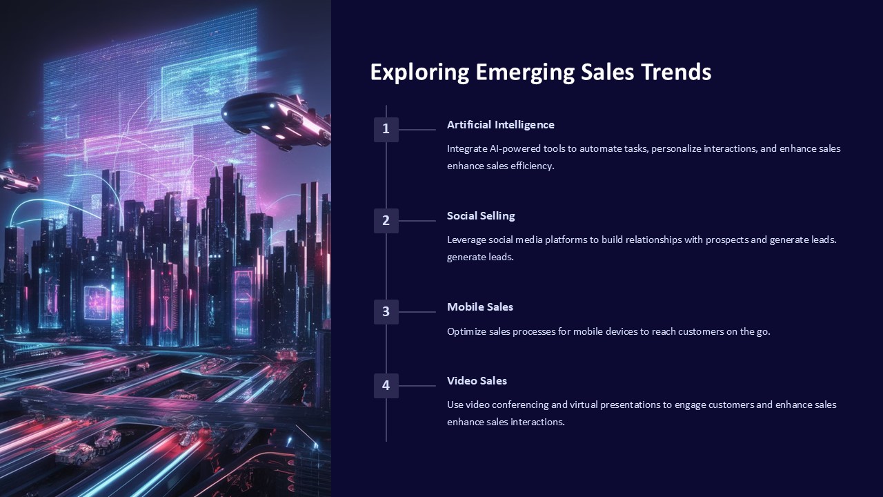 Exploring Emerging Sales Trends PowerPoint Presentation : 100% Editable PPTx