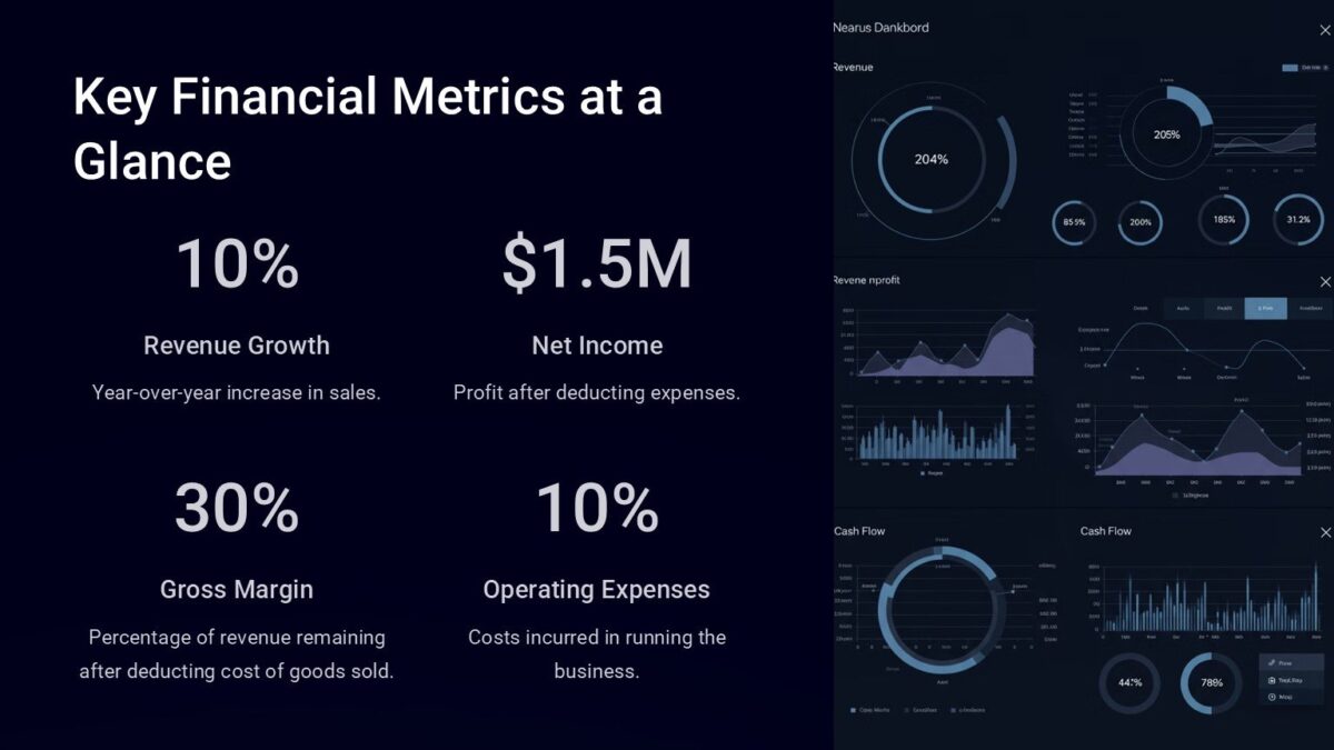 Financial Performance PowerPoint Template : 100% Editable PPTx