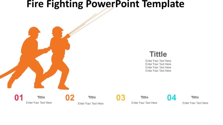Fire Fighting PowerPoint Template : 100% Editable PPTx