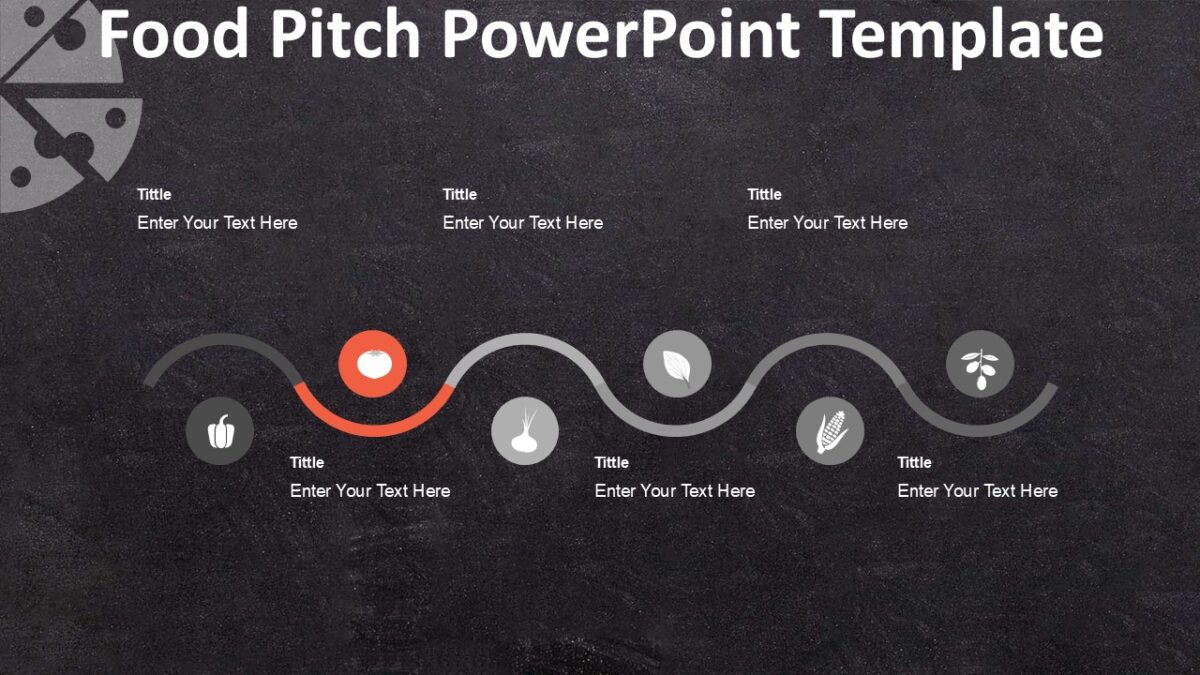 Food Pitch PowerPoint Template : 100% Editable PPTx