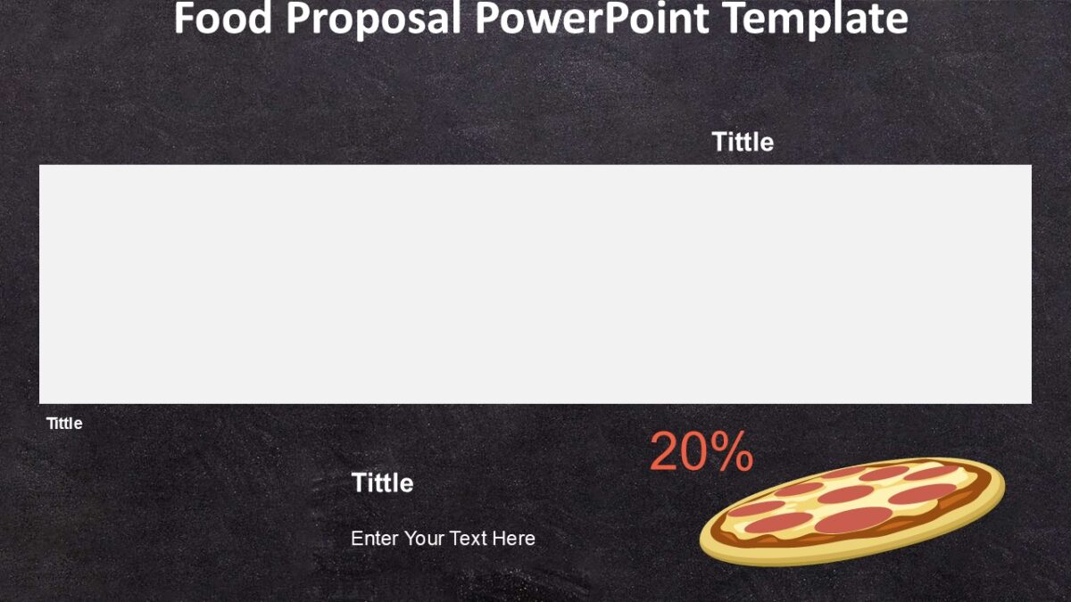 Food Proposal PowerPoint Template : 100% Editable PPTx