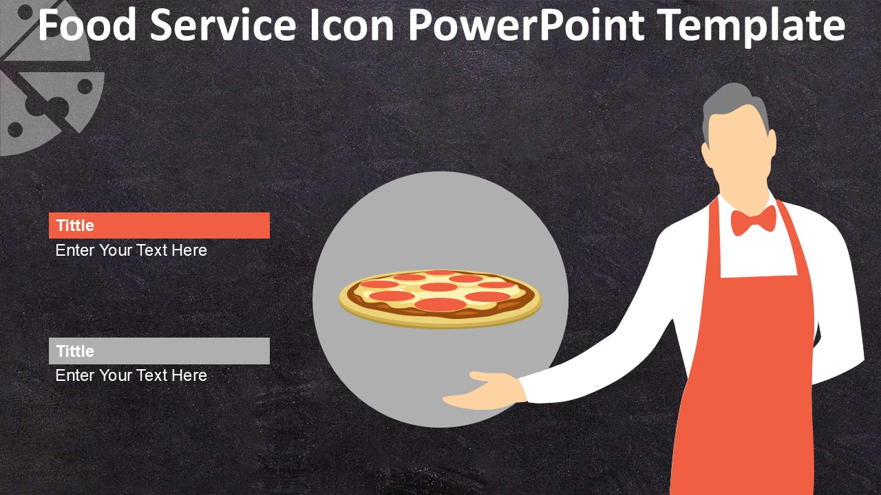 Food Service Icon PowerPoint Template - PPTUniverse