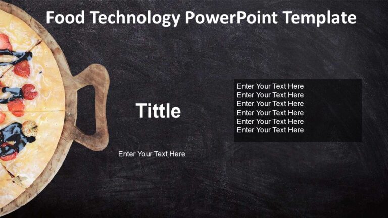 Food Technology PowerPoint Template : 100% Editable PPTx