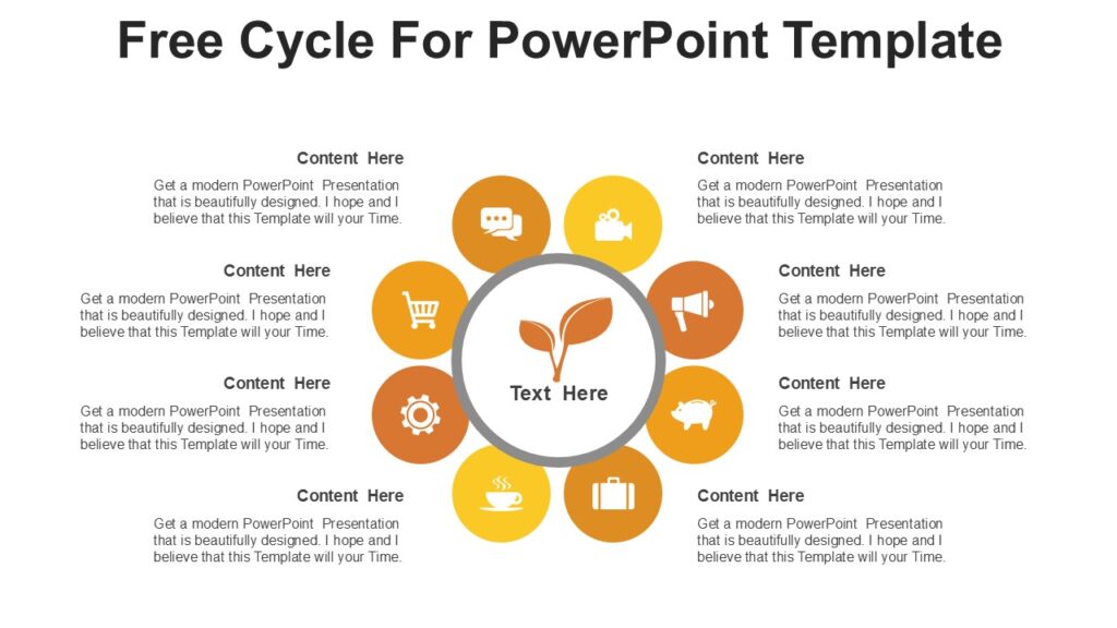 Free Cycle For PowerPoint Template - PPTUniverse