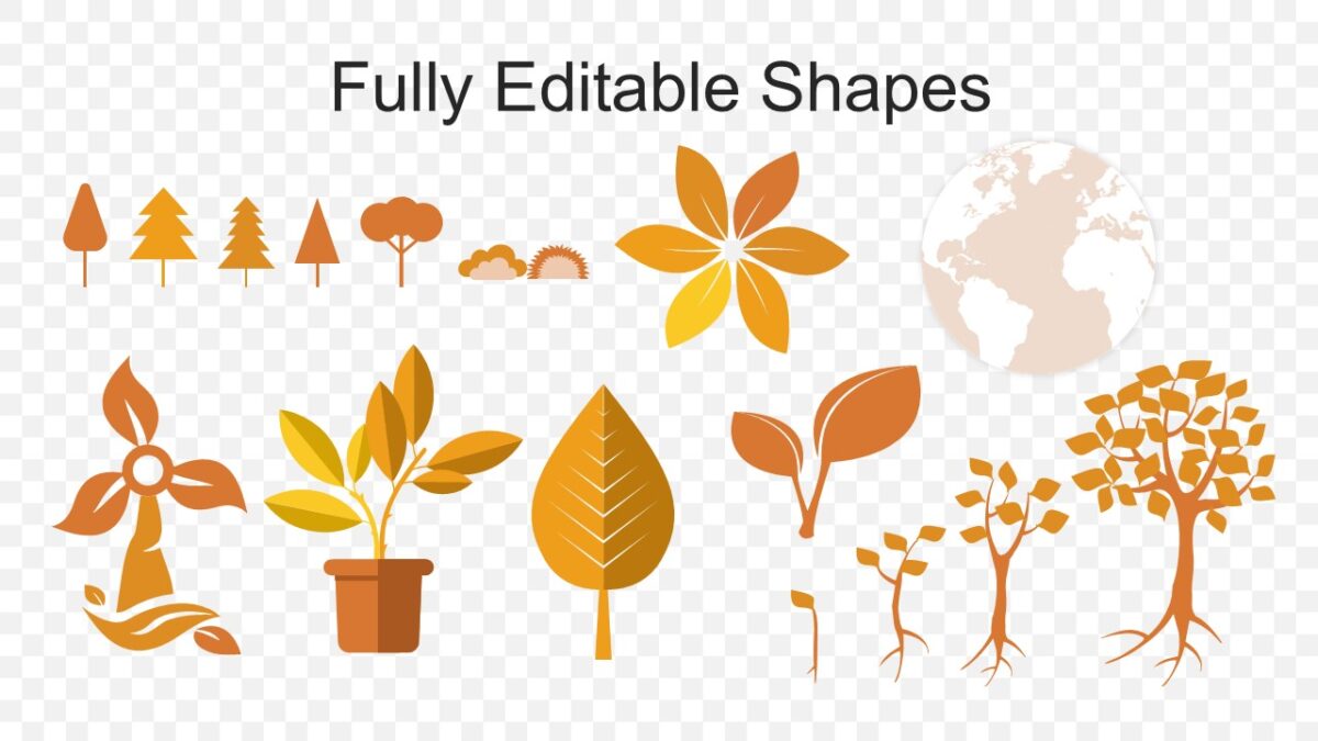 Fully Editable Shapes : 100% Editable PPTx
