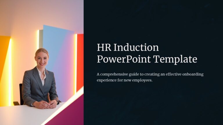 HR Induction PowerPoint Template : 100% Editable PPTx