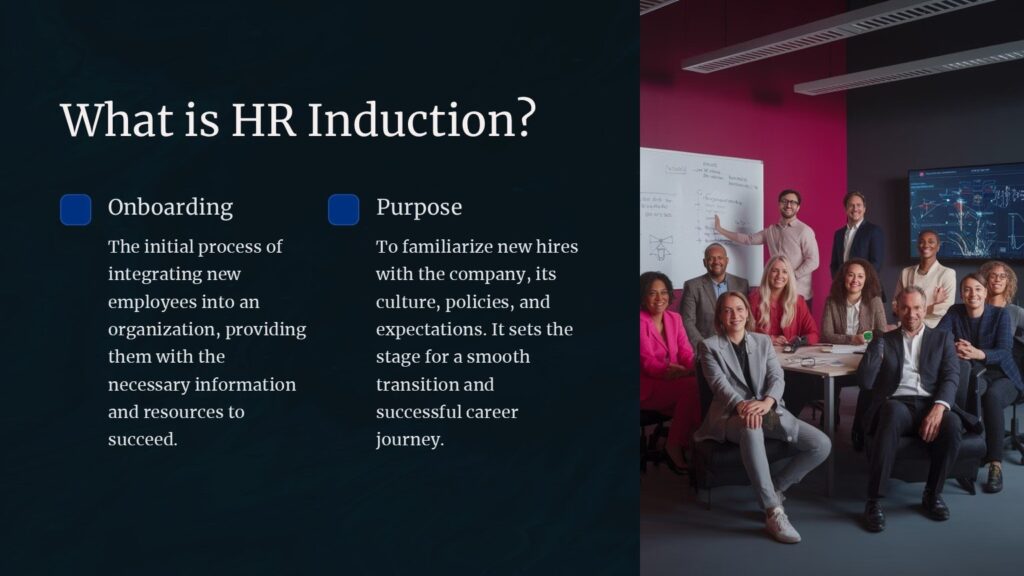 HR Induction PowerPoint Template : 100% Editable PPTx